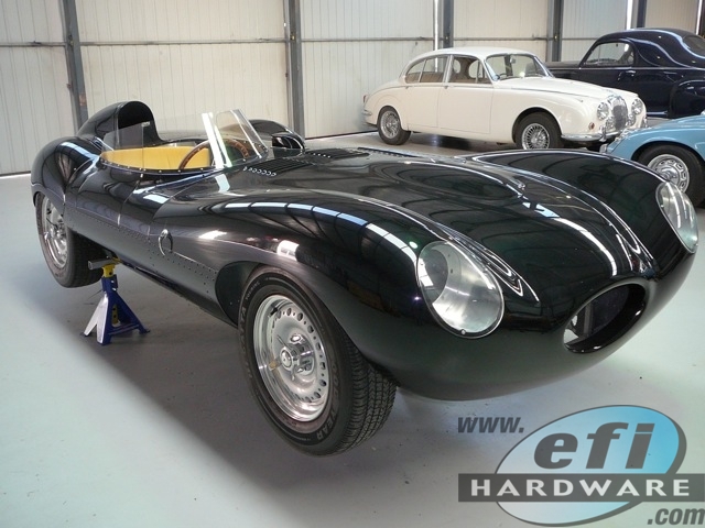 Black D-Type Jag Replica