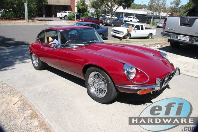 E-Type Jag - Red