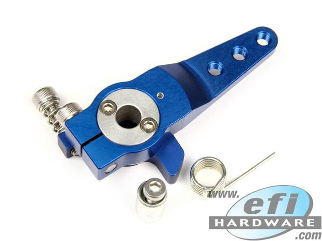Throttle Stop with Indexable Arm Linkage - Blue
