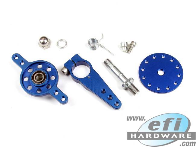 Bell Crank with Indexable Lever Arm - Blue - Exploded View