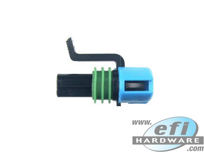 Walbro Fuel Pump Connector with Terminals and Seals - Side View