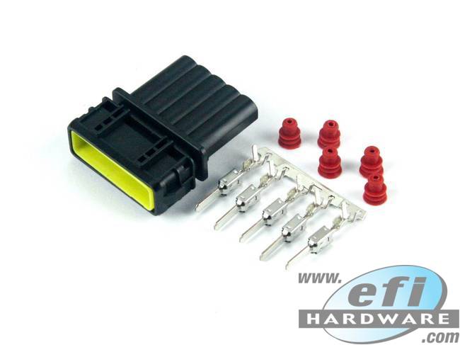 Bosch 5 Pin Male Connector with Pins and Seals