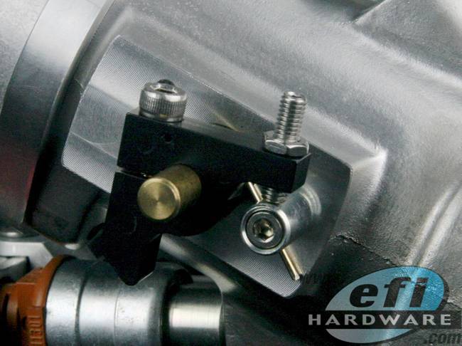 Throttle Stop with Adjustable Idle Screw - Suits 3/8" Throttle Shaft