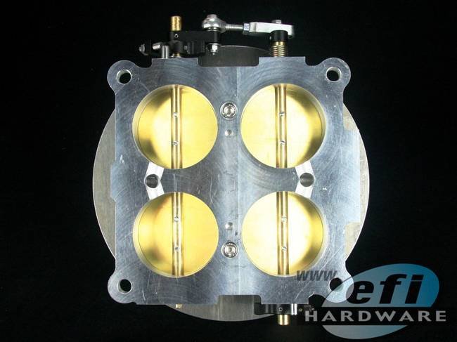 4 Barrel Dominator Throttle Body 1600 CFM Kit - Bottom View