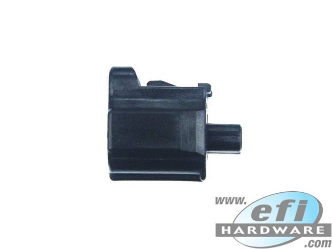 Toyota 2 Pin Coolant Temp Connector Black - side view