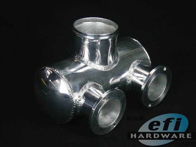 IDA turbo plenum for 55 mm throttle body bores