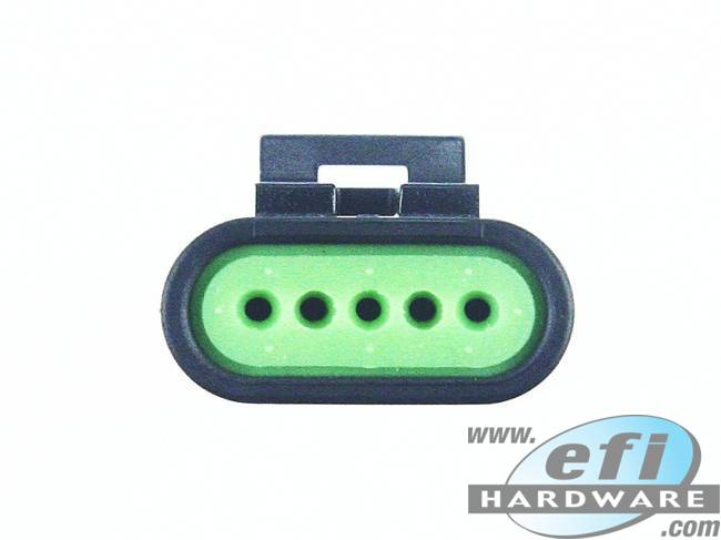 5 Pin GM High Energy Coil Connector - Rear View
