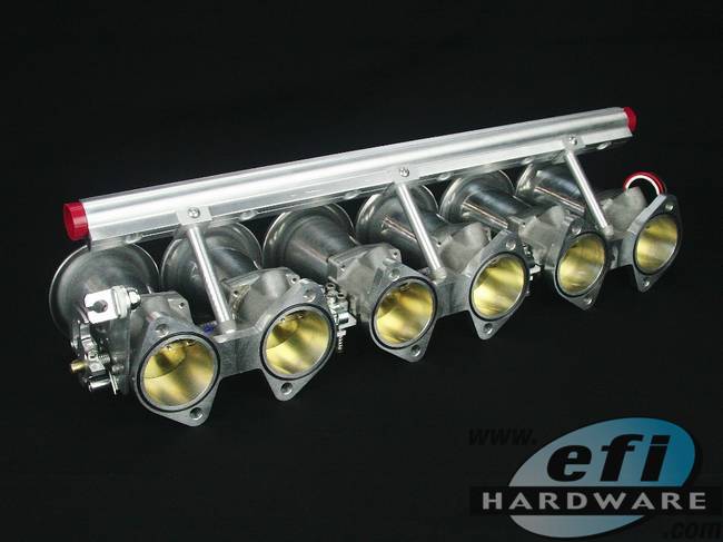 EFI Hardware E-Series 6 Cylinder DCOE Throttle Bodies 45mm and 50mm ...