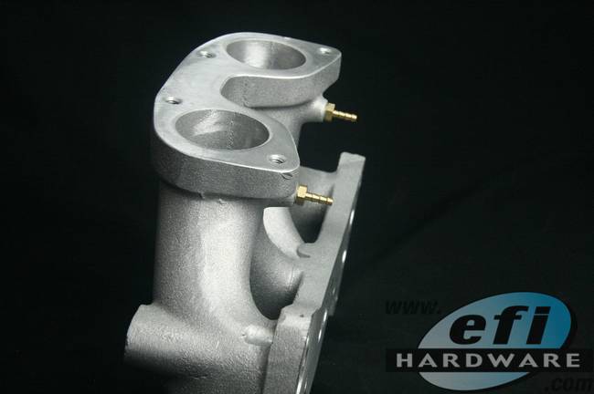 Mazda 13B Turbo 6 Port IDA Manifold with Vac and Oil Fittings - Top View