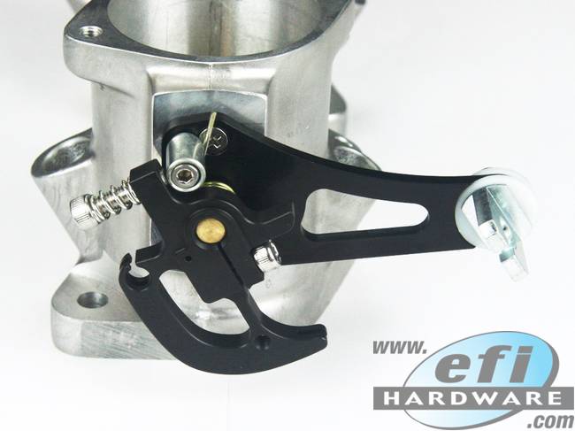 Billet Accelerator Cable Holder suits IDA Throttle Body - showing cable ...